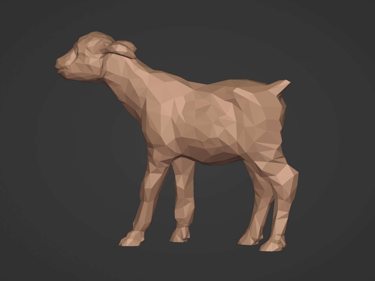 Polygonal Goat 3D - TurboSquid 2074172