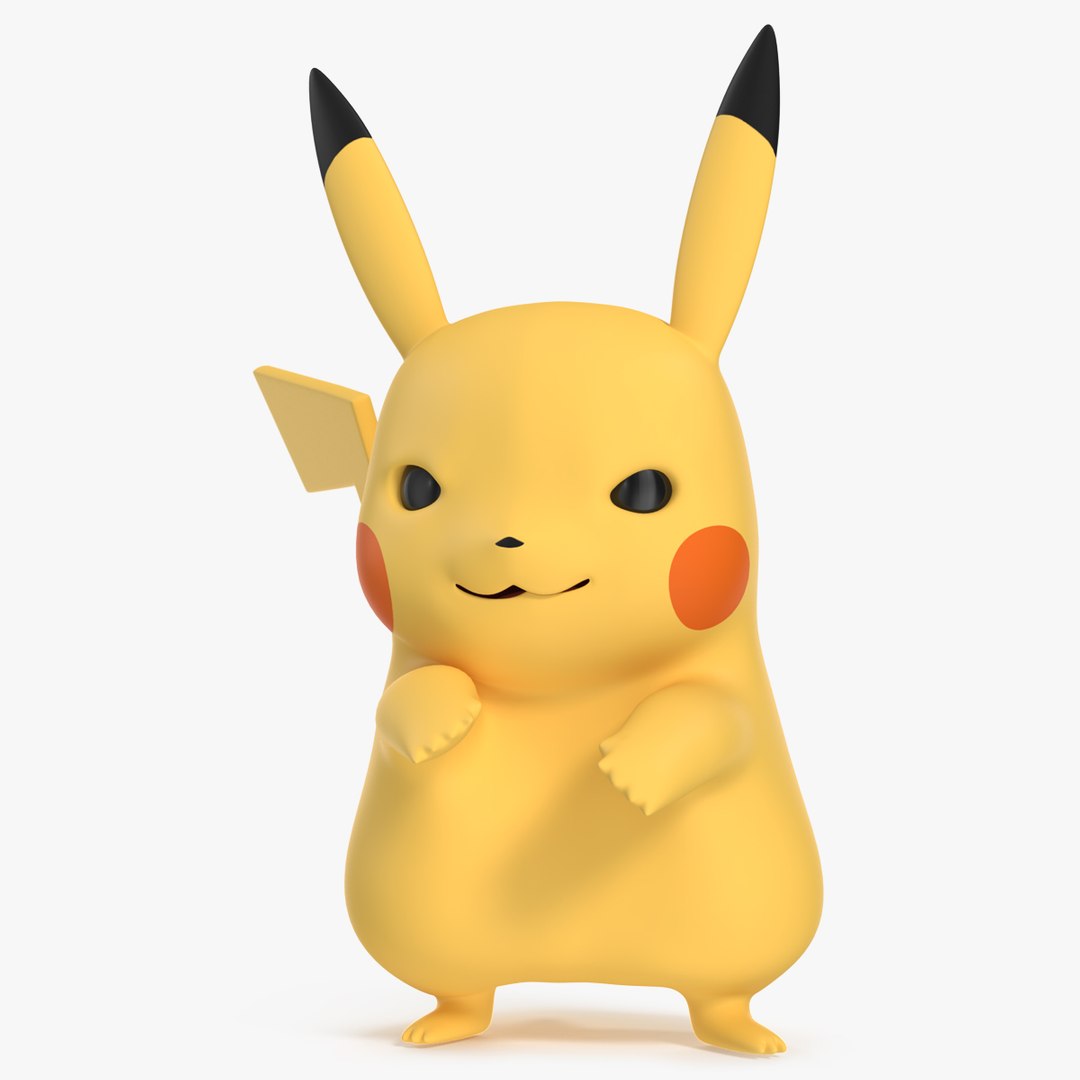 Anime Character Pikachu Angry 3D model - TurboSquid 2076928