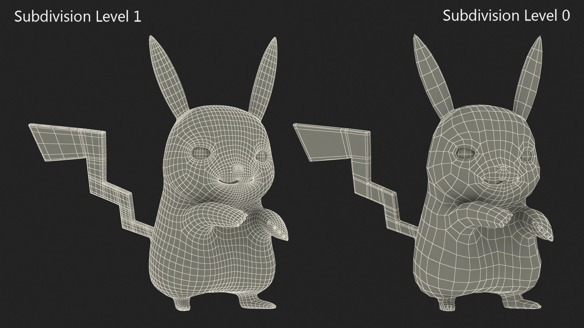 Anime Character Pikachu Angry 3D model - TurboSquid 2076928