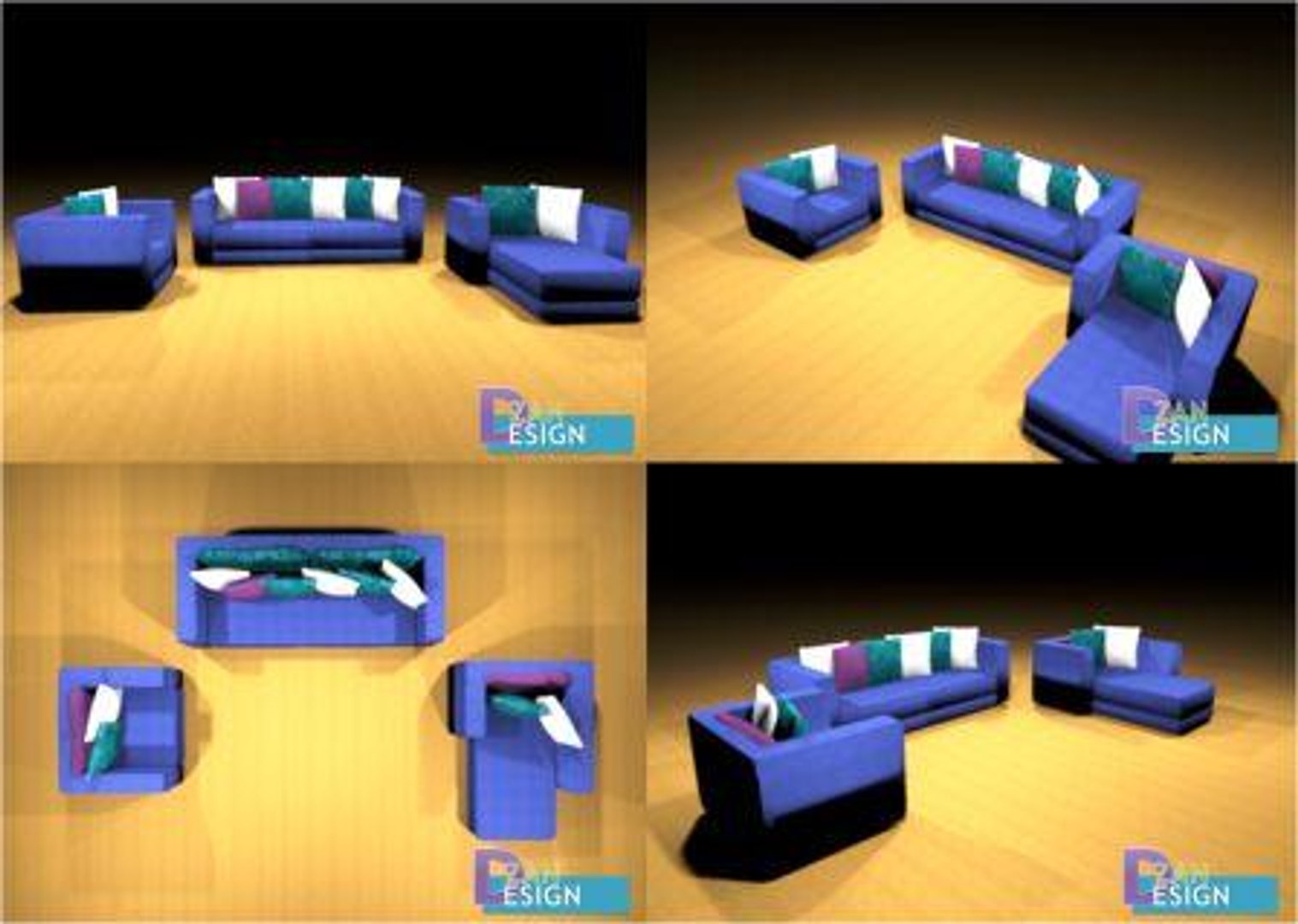 Sofa model - TurboSquid 1324467