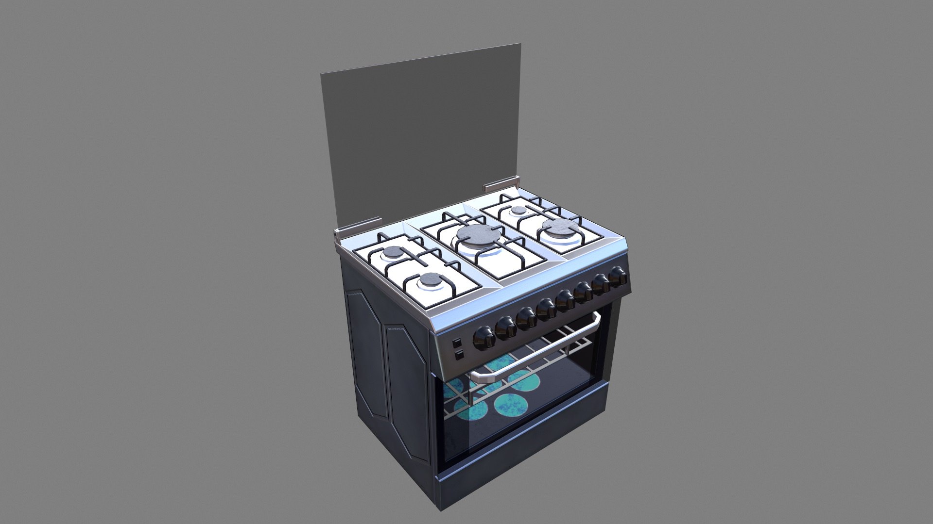 Stylized Kitchen Stove 3D Model - TurboSquid 1423647
