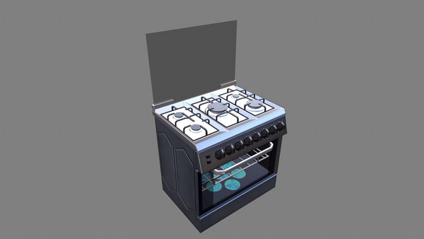 Stylized kitchen stove 3D model - TurboSquid 1423647