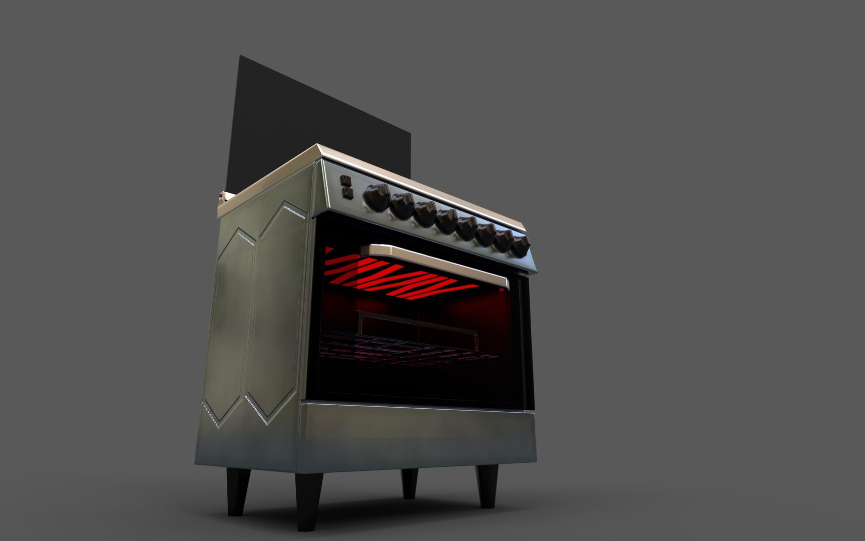 Stylized Kitchen Stove 3D Model - TurboSquid 1423647