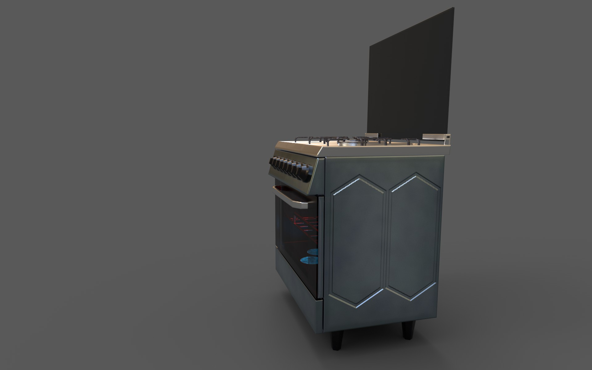 Stylized kitchen stove 3D model - TurboSquid 1423647