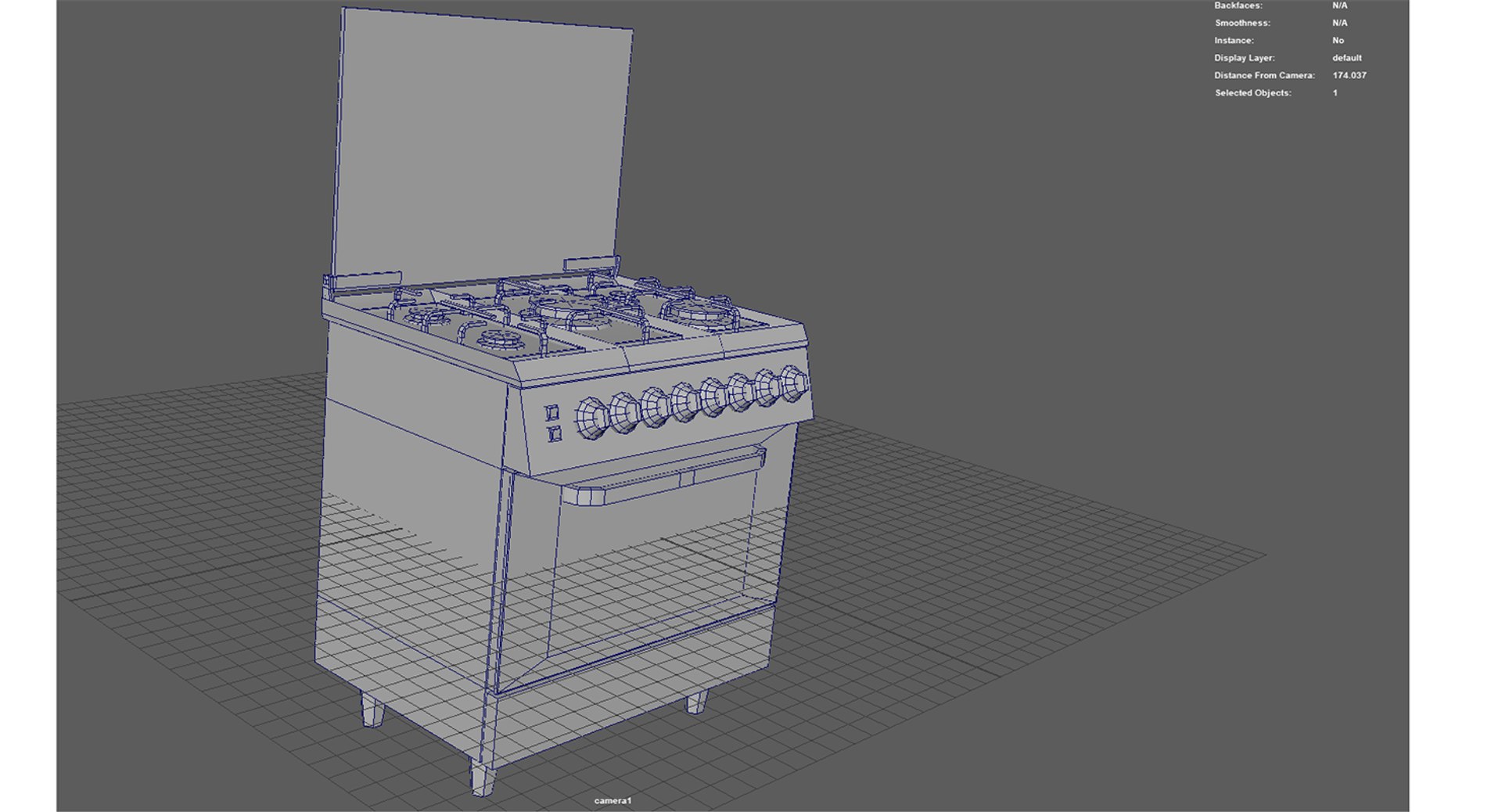 Stylized Kitchen Stove 3D Model - TurboSquid 1423647