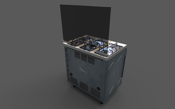 Stylized kitchen stove 3D model - TurboSquid 1423647