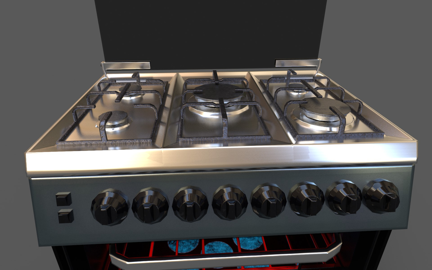 Stylized kitchen stove 3D model - TurboSquid 1423647