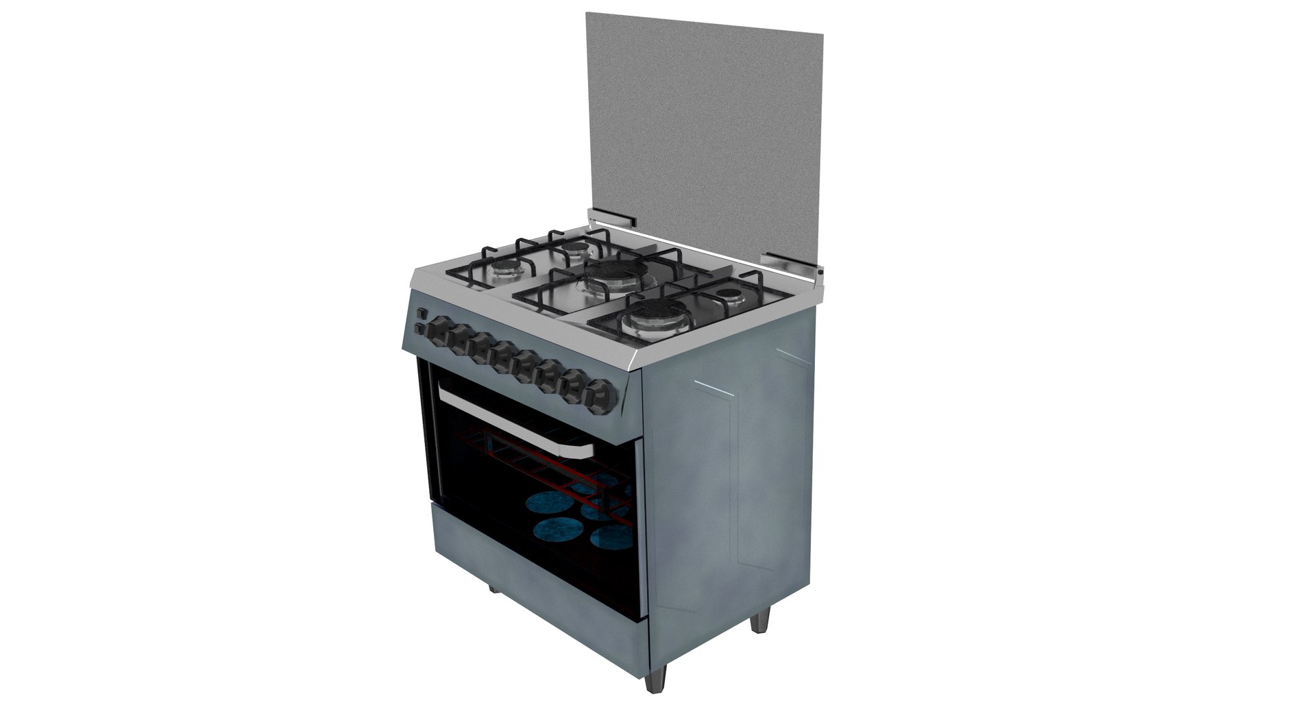 Stylized Kitchen Stove 3D Model - TurboSquid 1423647