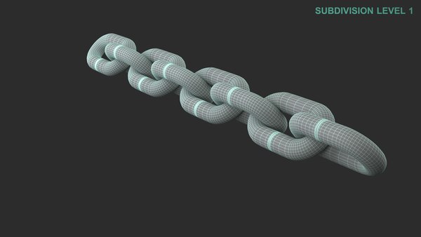 3D Chain Link - TurboSquid 1791056