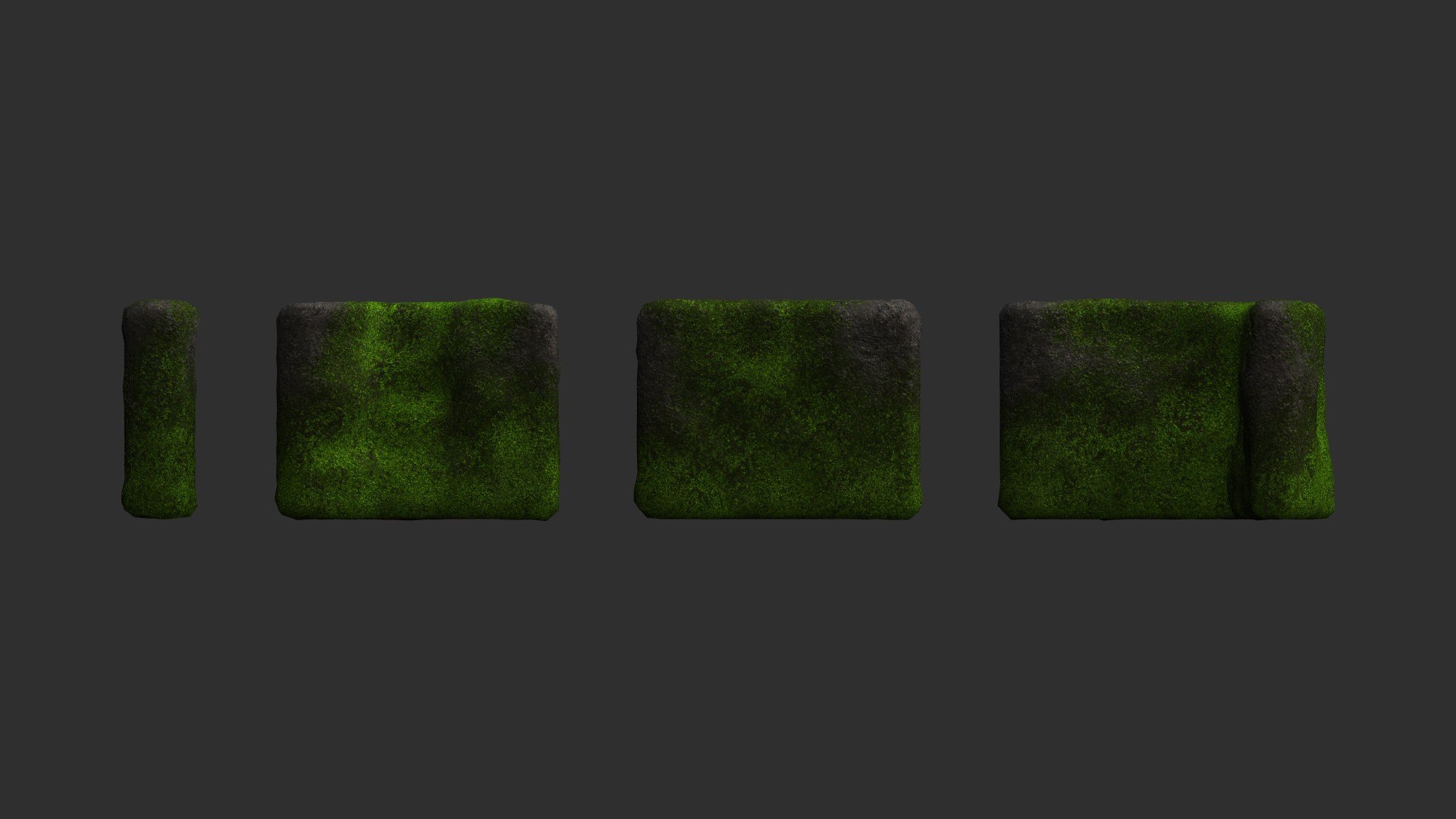 Cave Walls 1 - Moss 2 3D - TurboSquid 2079692
