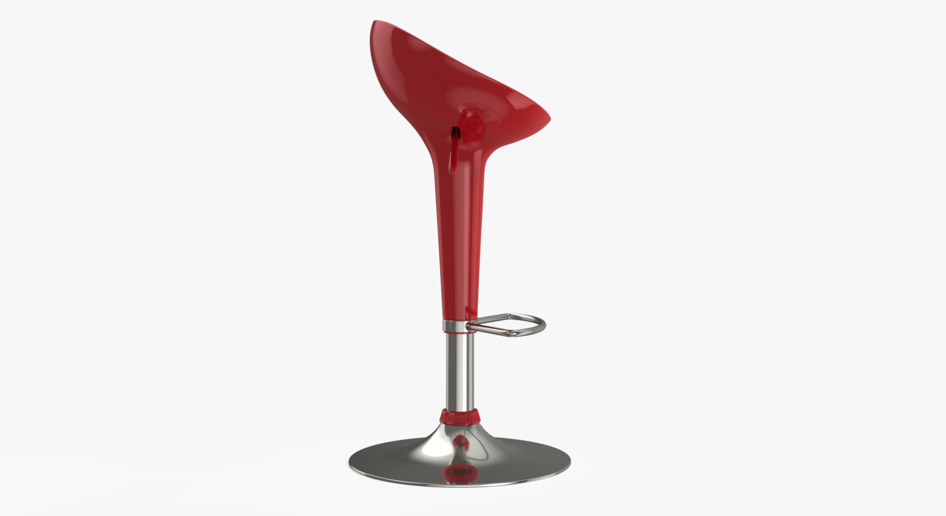3D Model Bombo Style Bar Stool - TurboSquid 1310112