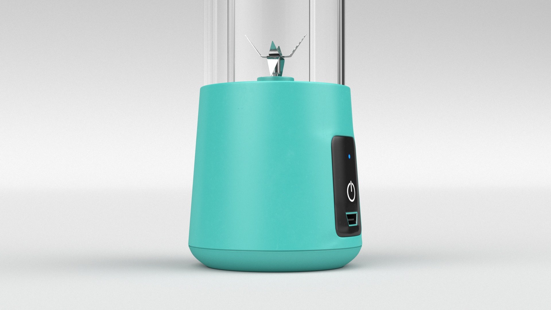 3D Mint Green Portable Blender Model - TurboSquid 1566870