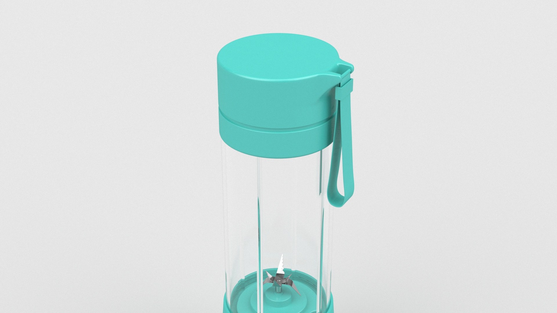 3D Mint Green Portable Blender Model - TurboSquid 1566870