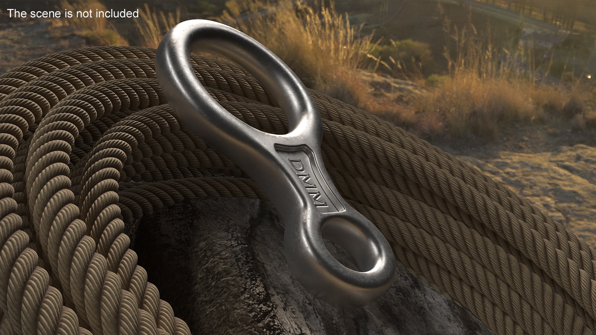 3D Standart Figure 8 Descender DMM Steel - TurboSquid 2191751