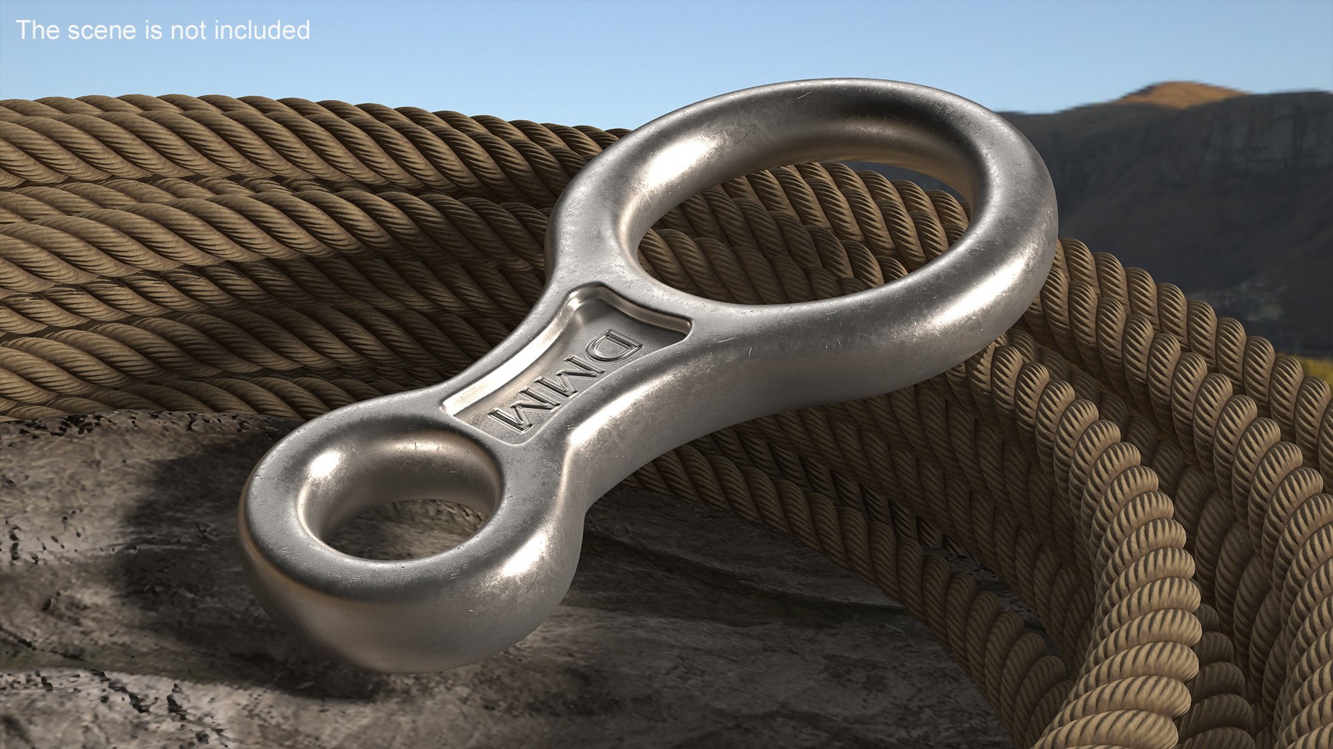 3D Standart Figure 8 Descender DMM Steel - TurboSquid 2191751