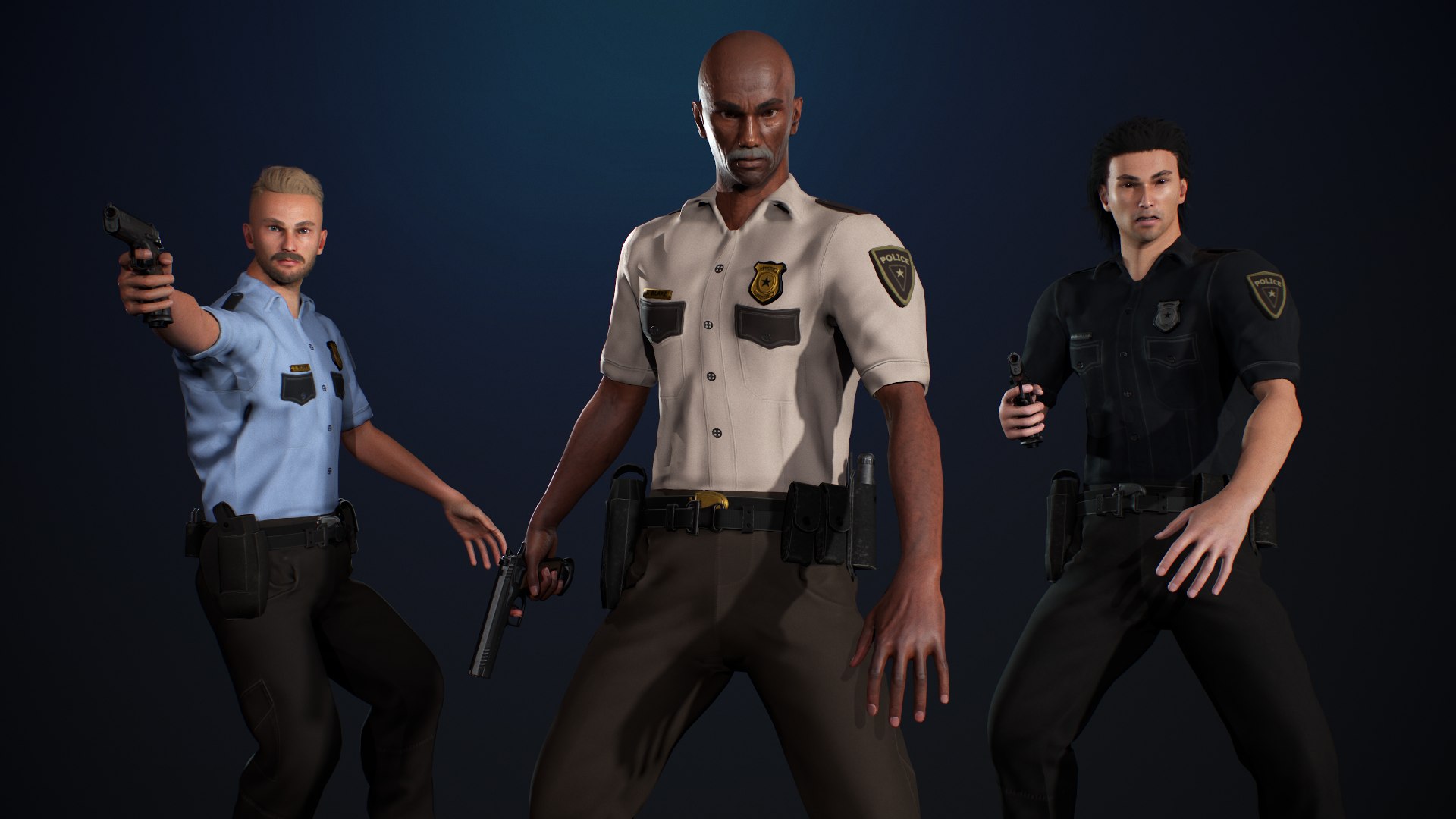 Policeman Model - TurboSquid 2359721