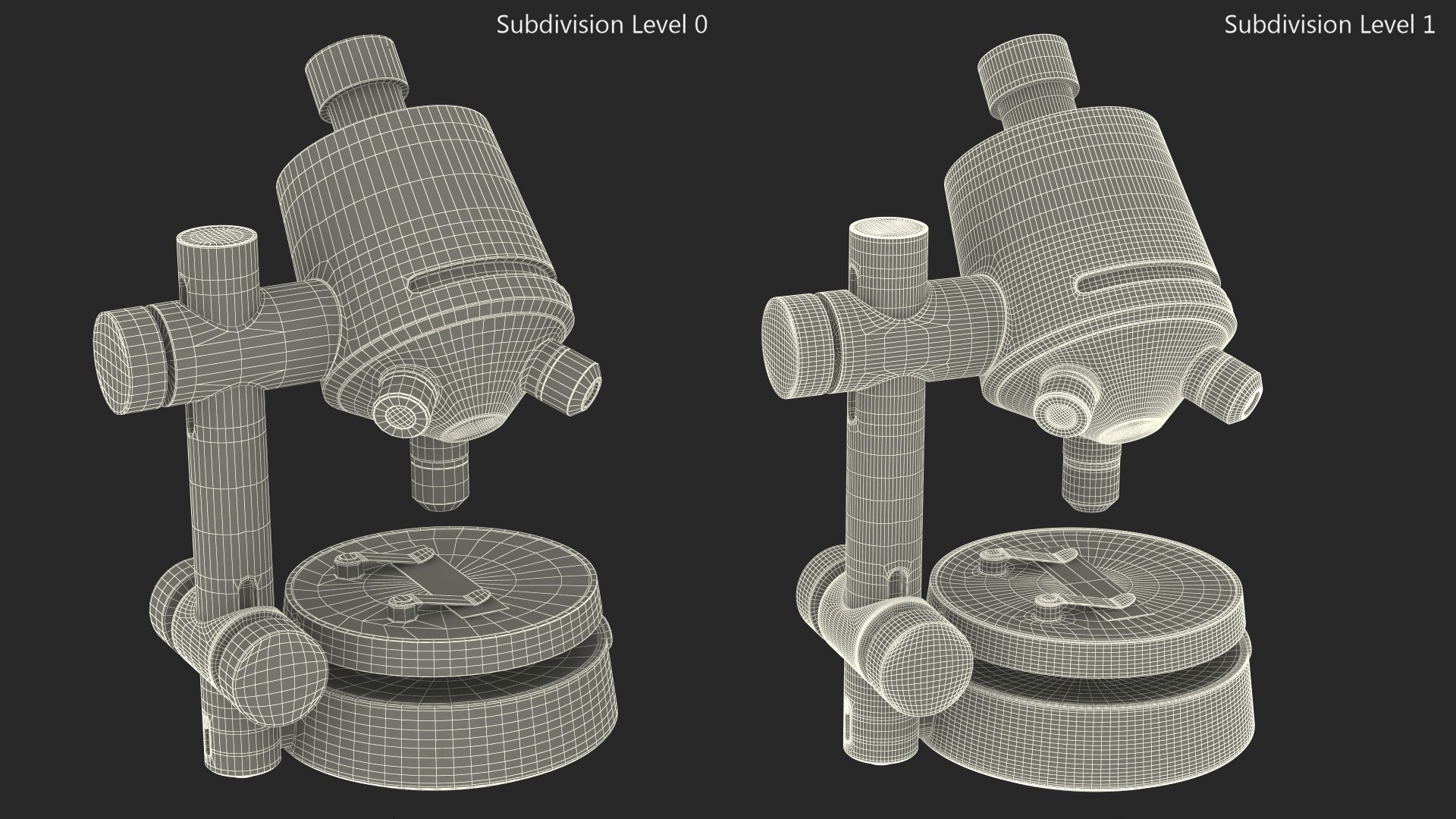 3D model Stereoscopic Modern Microscope Blue - TurboSquid 2070424