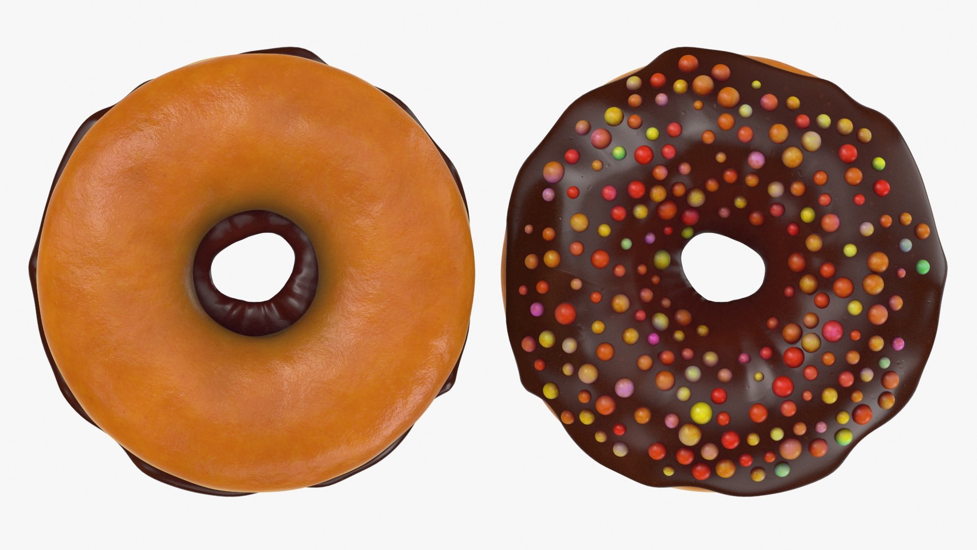 Stylized Donut 4 3D - TurboSquid 2254382