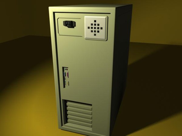computer tower 3d model