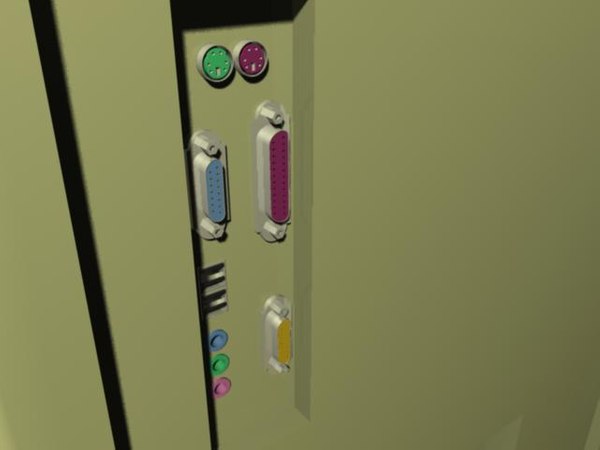 computer tower 3d model