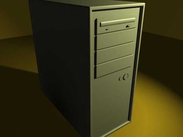 computer tower 3d model