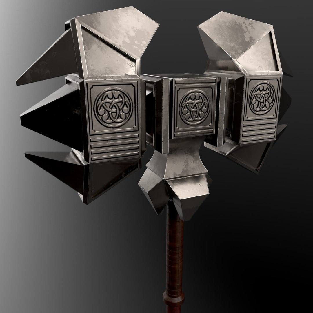 3D Model Hammer Gaming Asset - TurboSquid 1595636