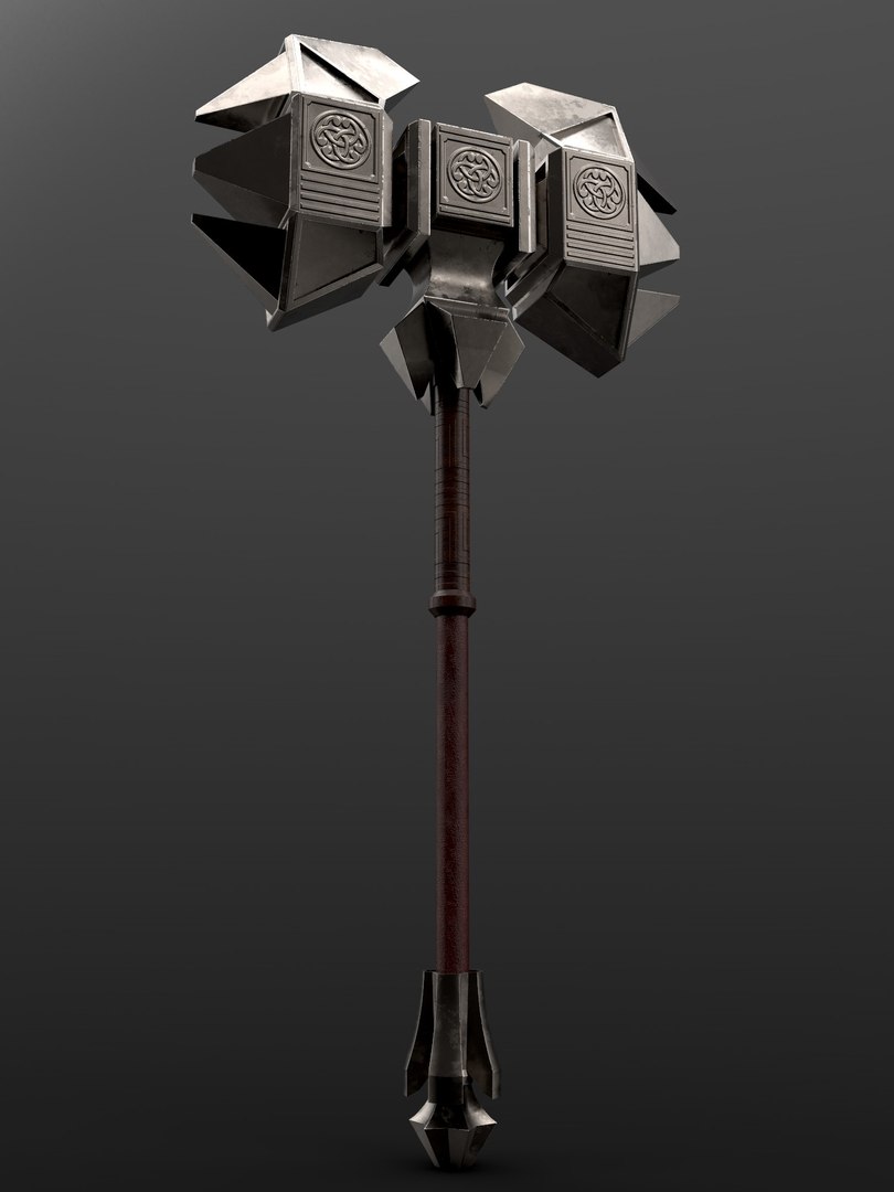 3D Model Hammer Gaming Asset - TurboSquid 1595636
