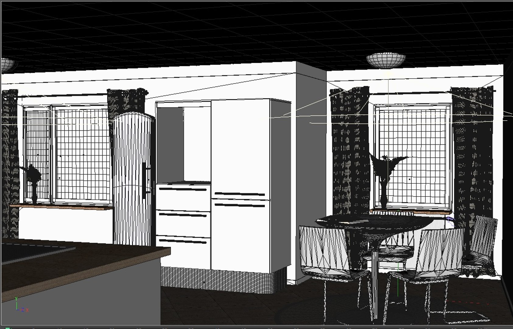 loose interior 3d model