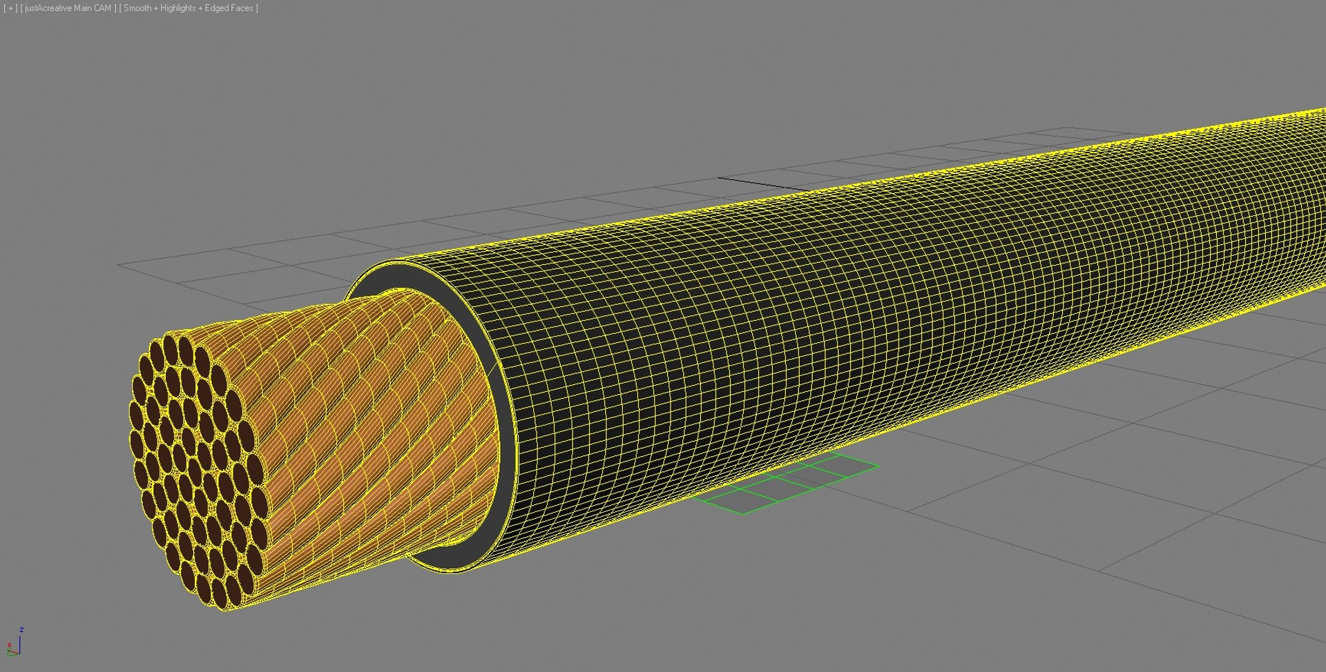 electrical cables single core 3d model