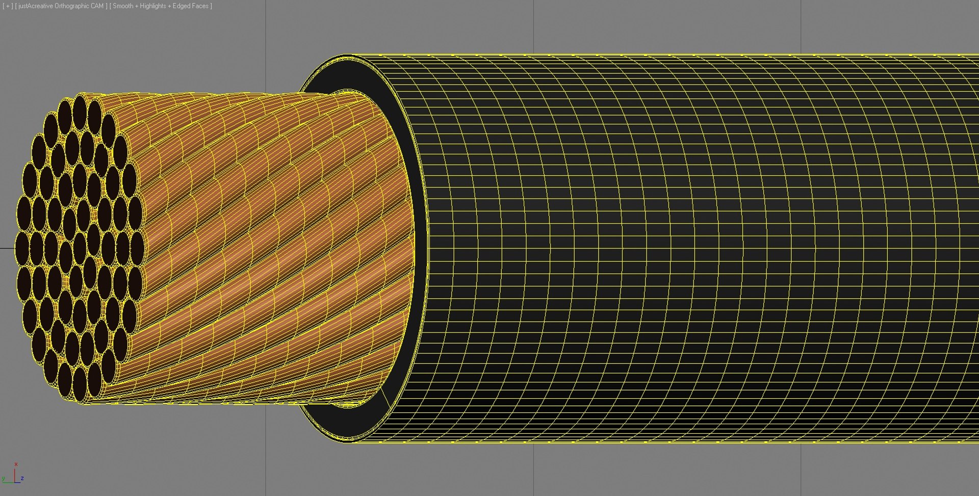 electrical cables single core 3d model