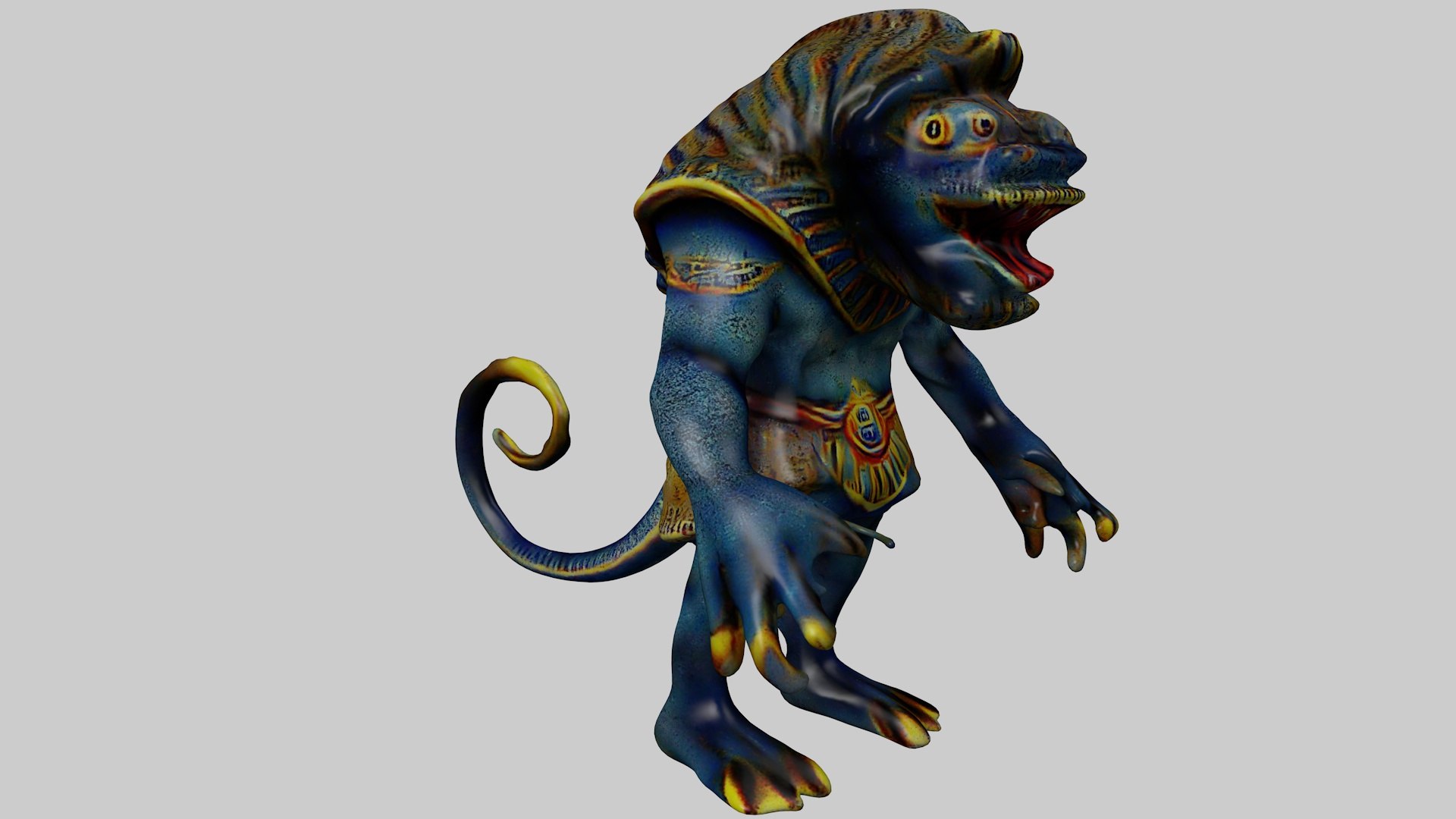 3D Egyptian Monster 2 - TurboSquid 2169568