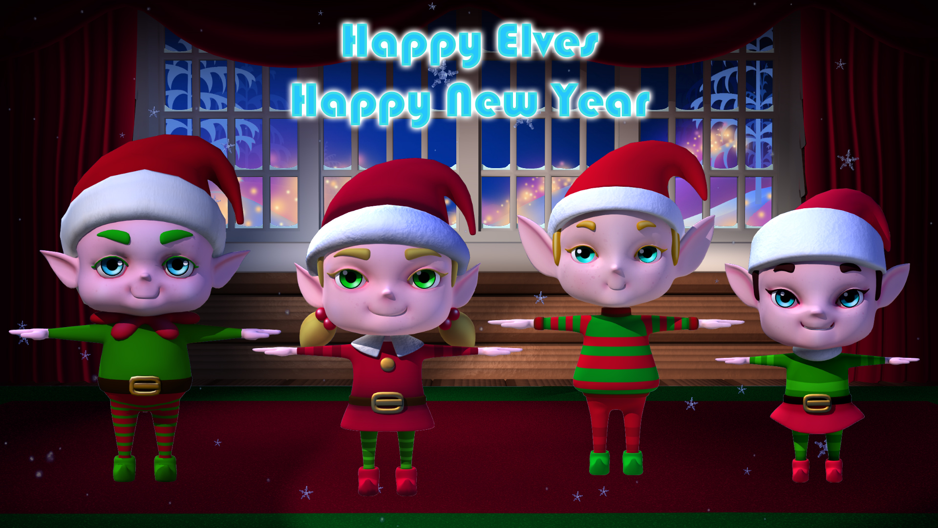modelo 3d Elves Happy New Year - TurboSquid 2001787