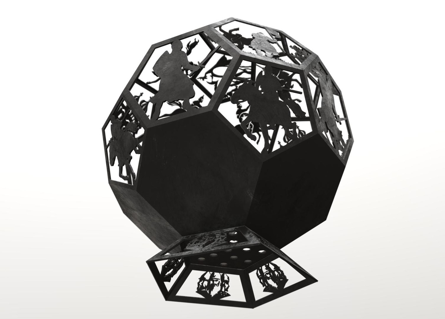 3D Hearth Fireplace Russia Model - TurboSquid 1573120