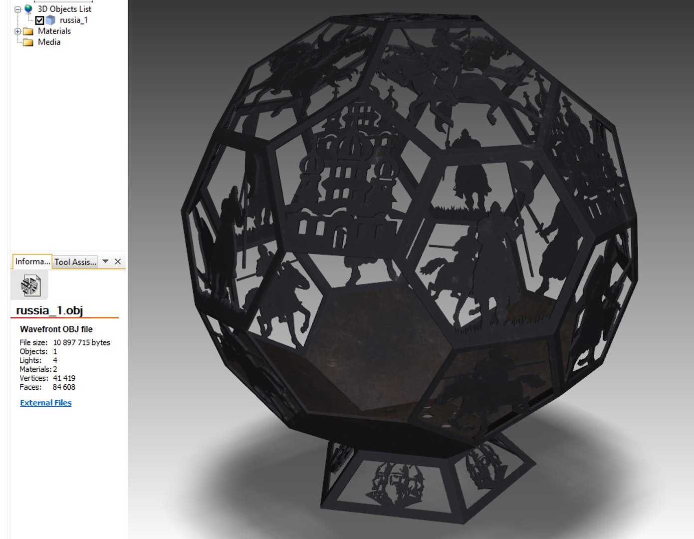 3D Hearth Fireplace Russia Model - TurboSquid 1573120