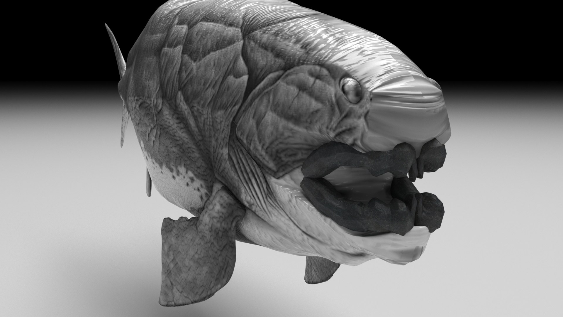 3D Dunkleosteus Model - TurboSquid 1927376