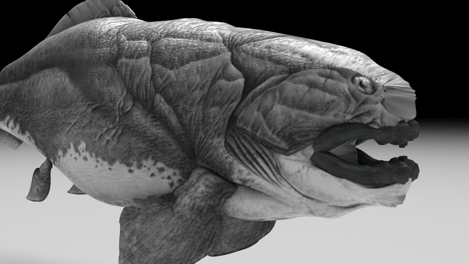 3D Dunkleosteus Model - TurboSquid 1927376