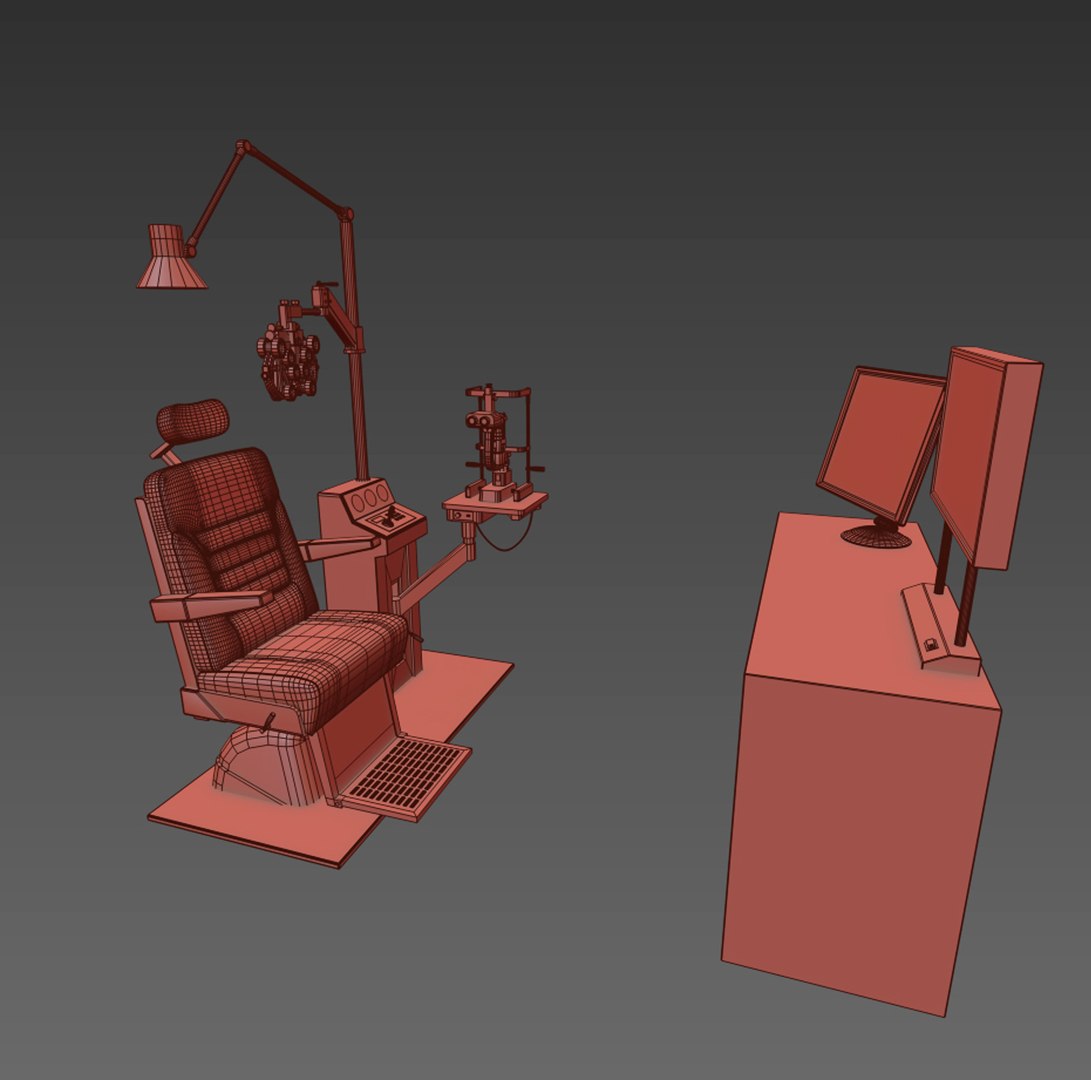 3D Model Eye Exam - TurboSquid 1831568