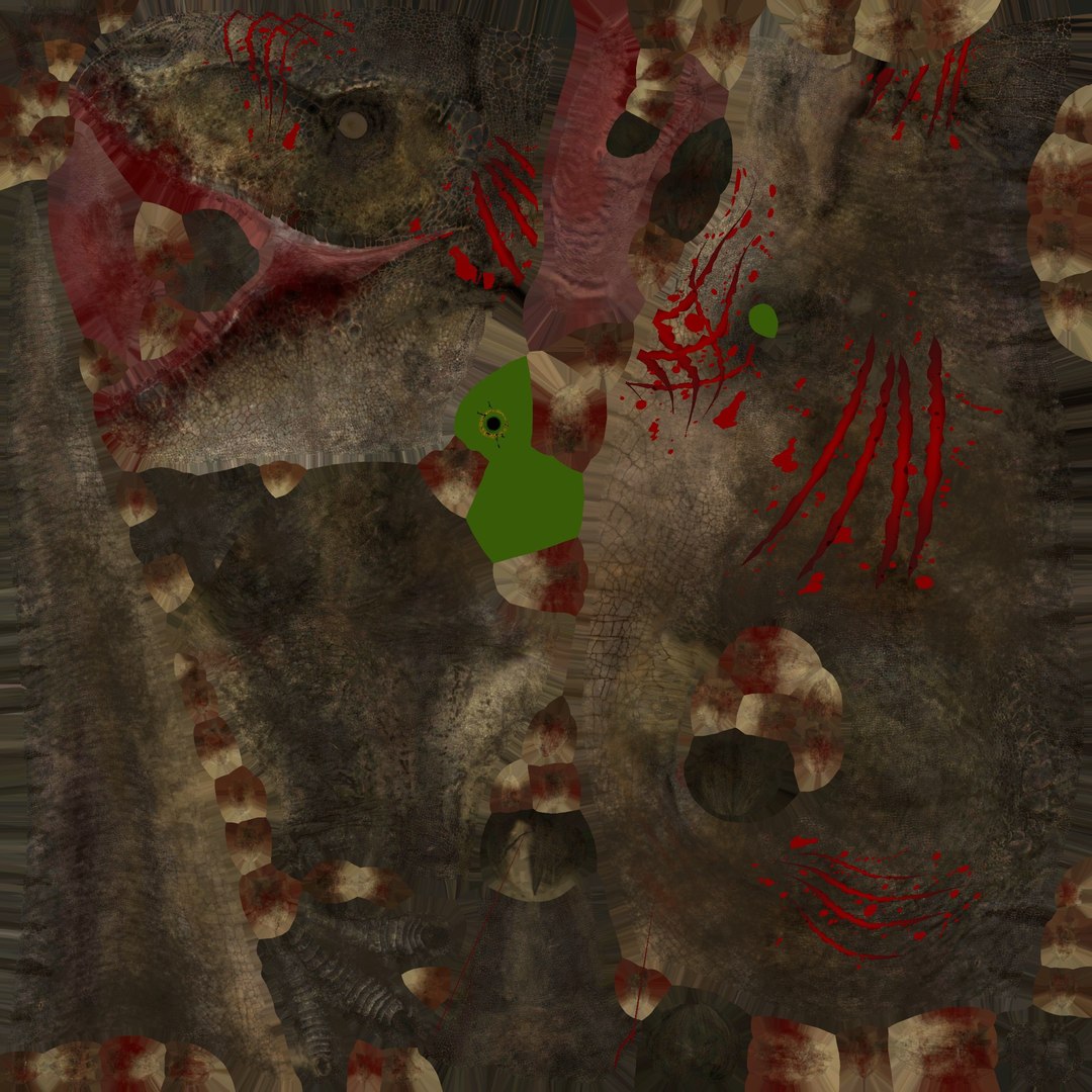 3 Animated Tyrannosaurus - T-rex Dinosaur Unity Asset Ready 3D ...