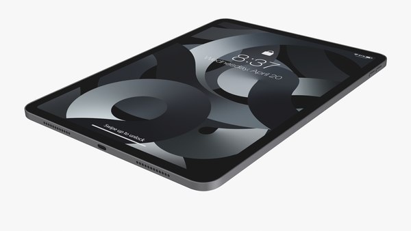3D Space Grey iPad Air 5 2022 - TurboSquid 1872879
