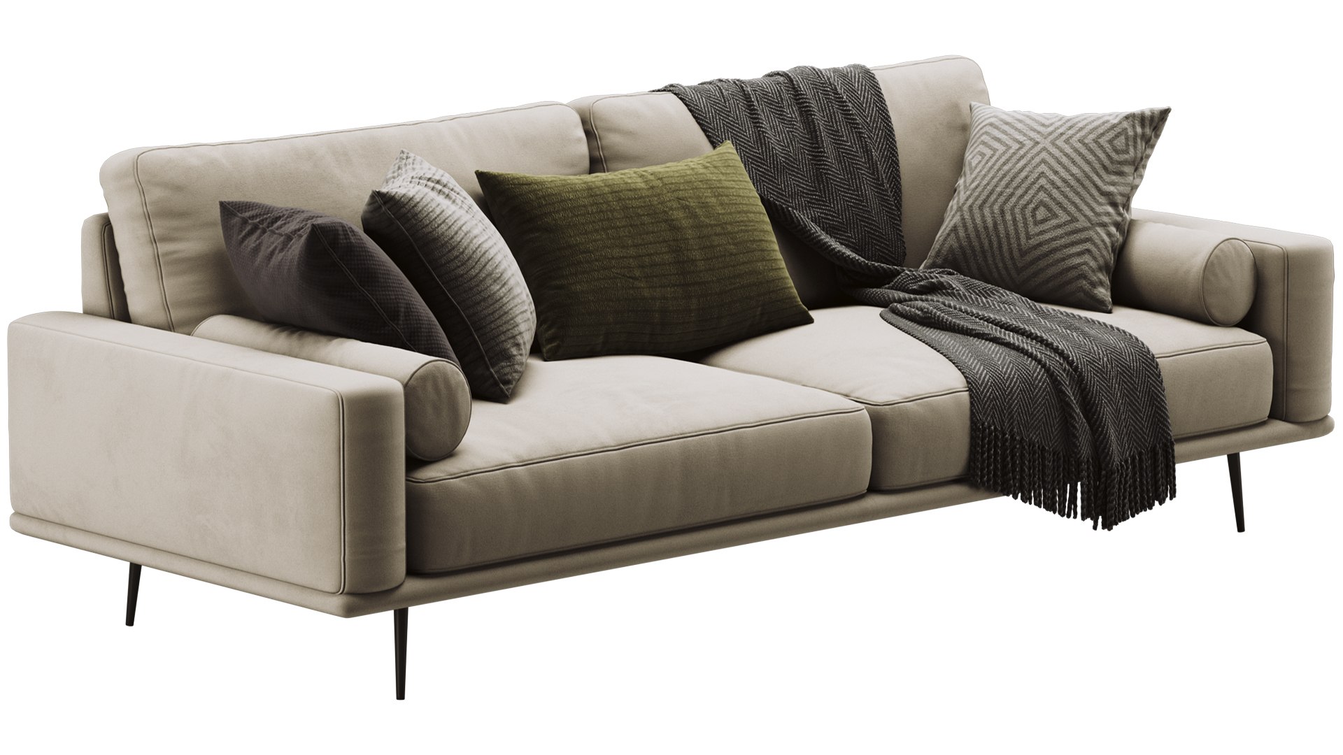 3D BoConcept Carlton Sofa - TurboSquid 1865390