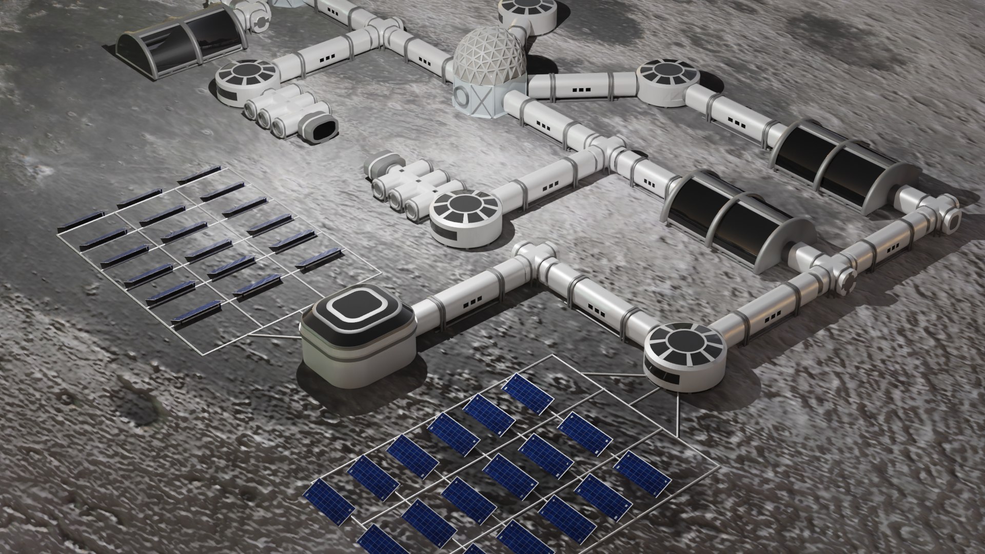 Moonbase 3D Model - TurboSquid 1924078
