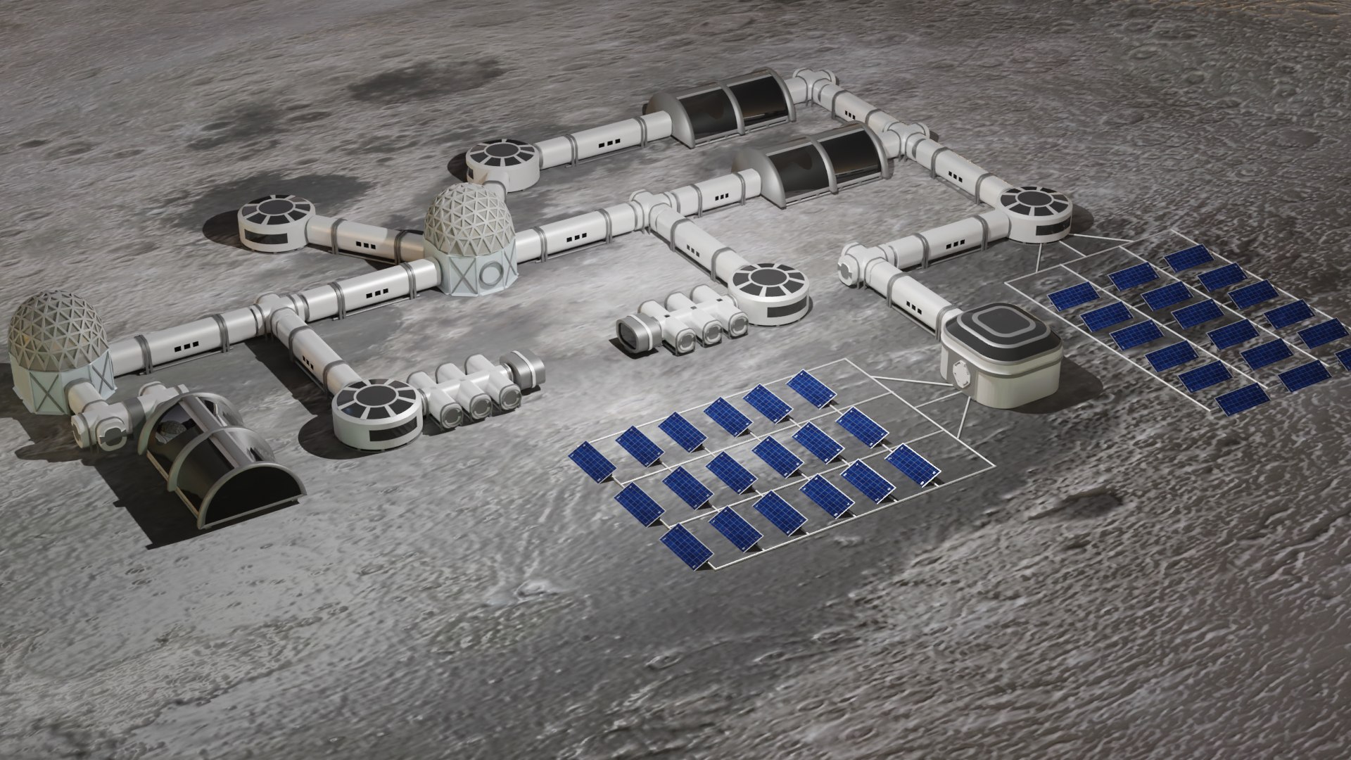 Moonbase 3D Model - TurboSquid 1924078