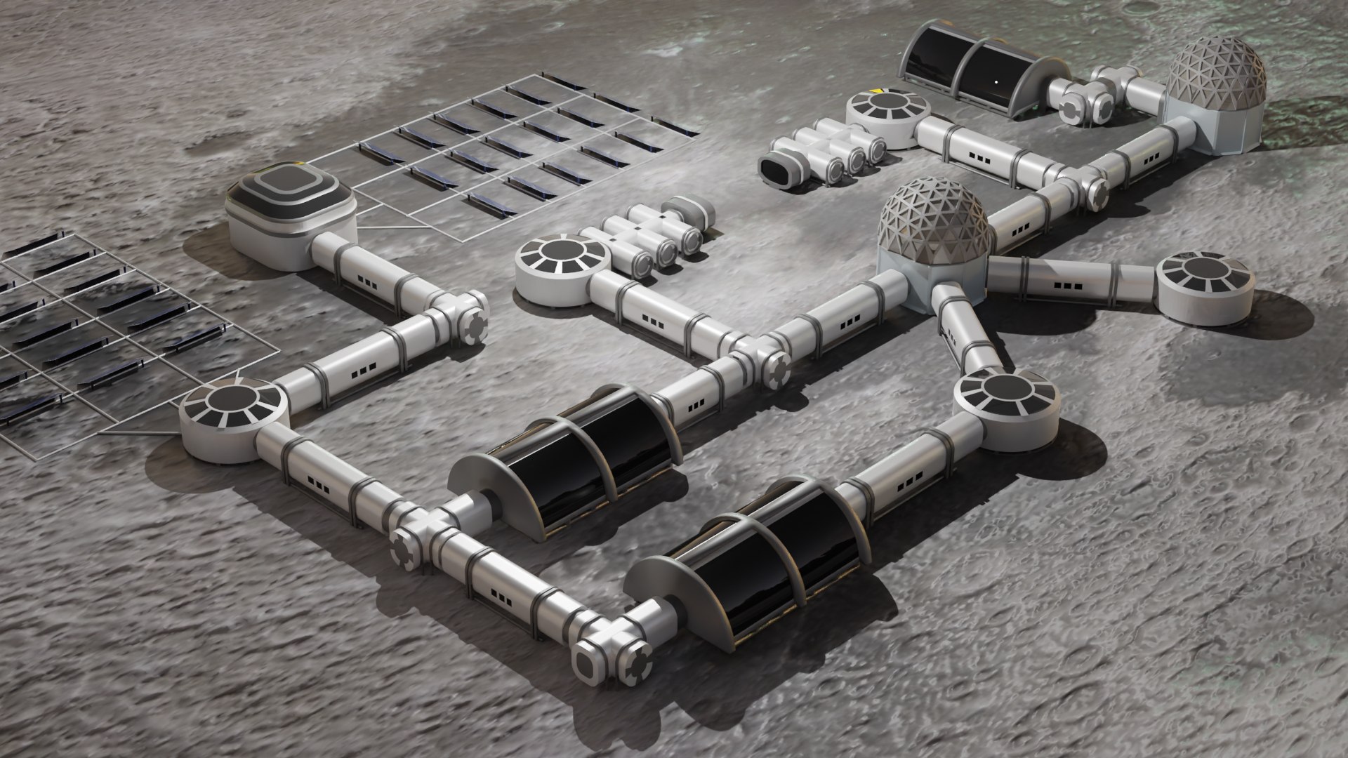 Moonbase 3D Model - TurboSquid 1924078