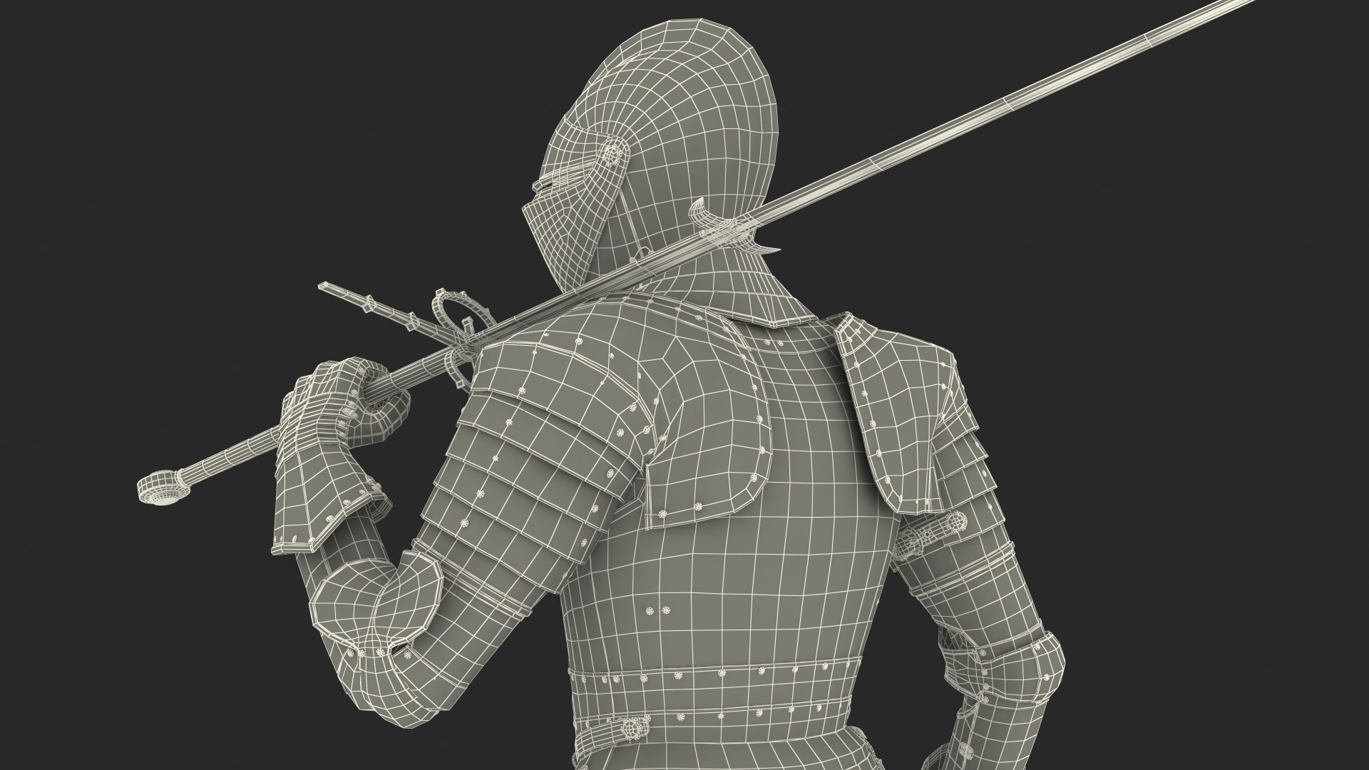 3D polished knight plate armor - TurboSquid 1528928