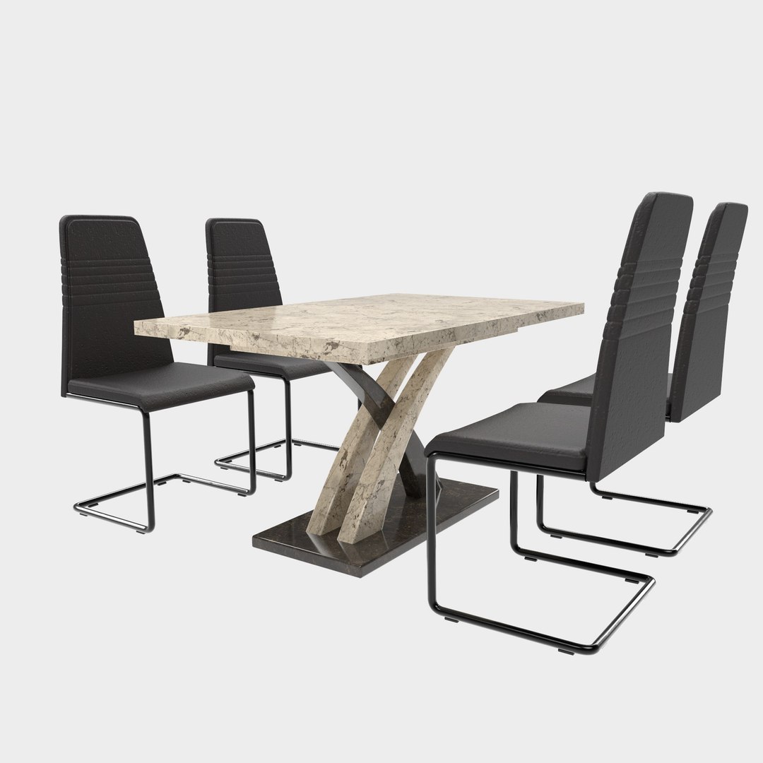 Kitchen Table 3D Model - TurboSquid 2329931