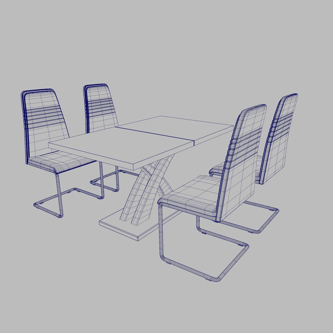 Kitchen Table 3D Model - TurboSquid 2329931