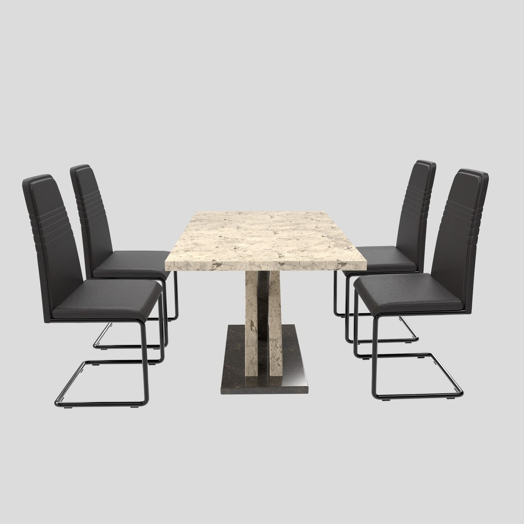 Kitchen Table 3D Model - TurboSquid 2329931