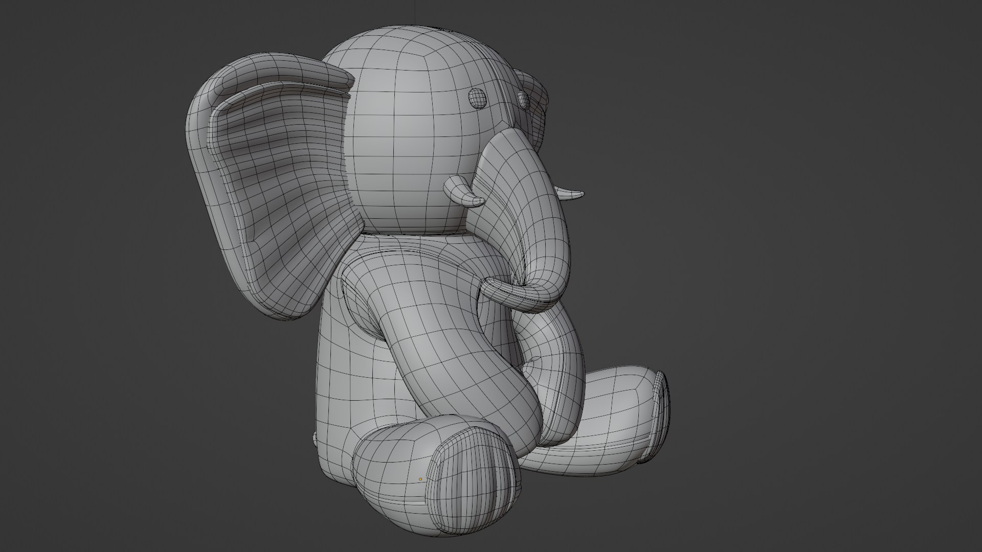 Elephant Plushie 3D Model - TurboSquid 2112187