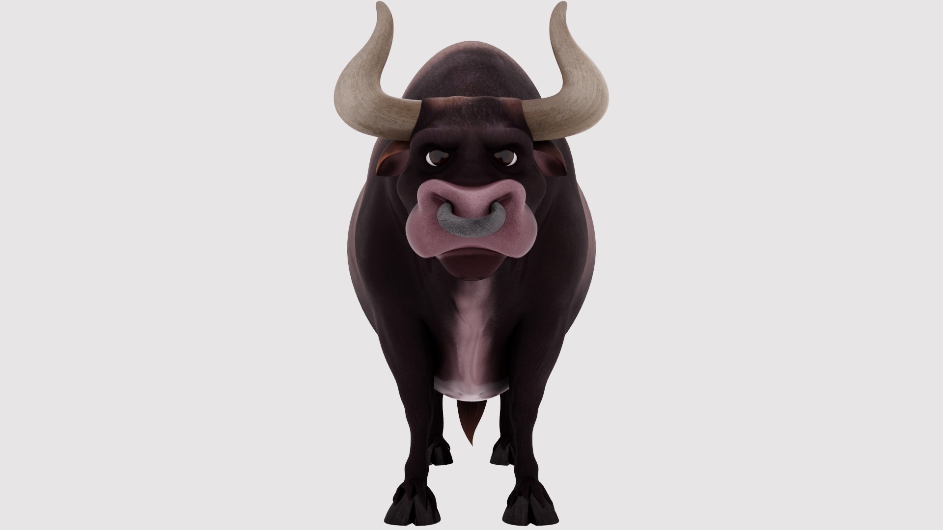 3D Bull Model 3D - TurboSquid 1990974