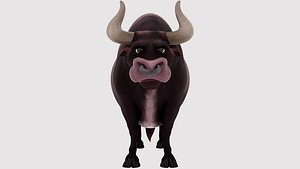 3D Cartoon Bull Models - Browse & Download Formats - TurboSquid